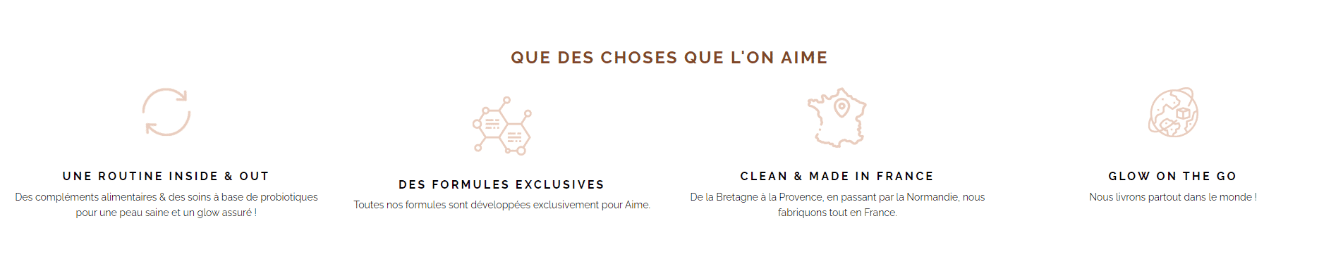 ᐅ Aime Skincare - Avis + Code promo sur les cosmétiques Aime